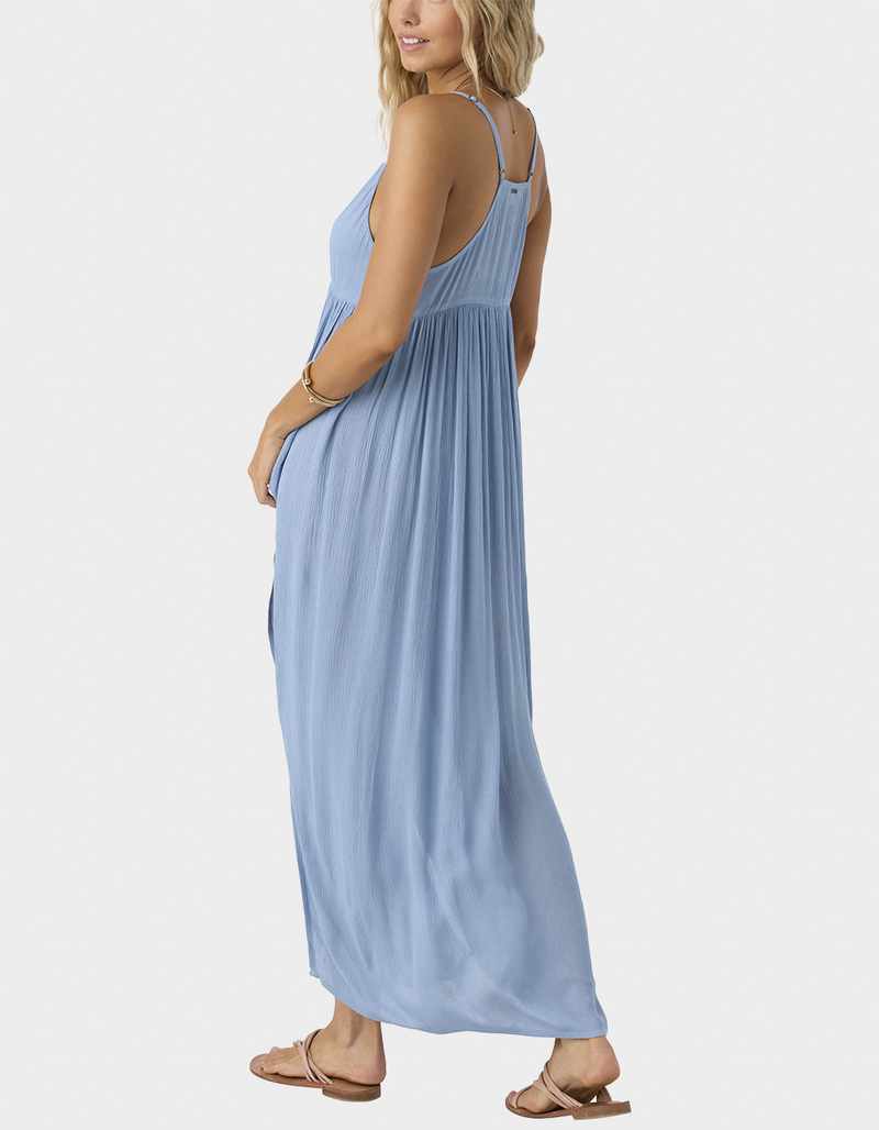 O'NEILL Saltwater Solids Mel Maxi Cover-Up Womens Dress - DARK BLUE - S ...