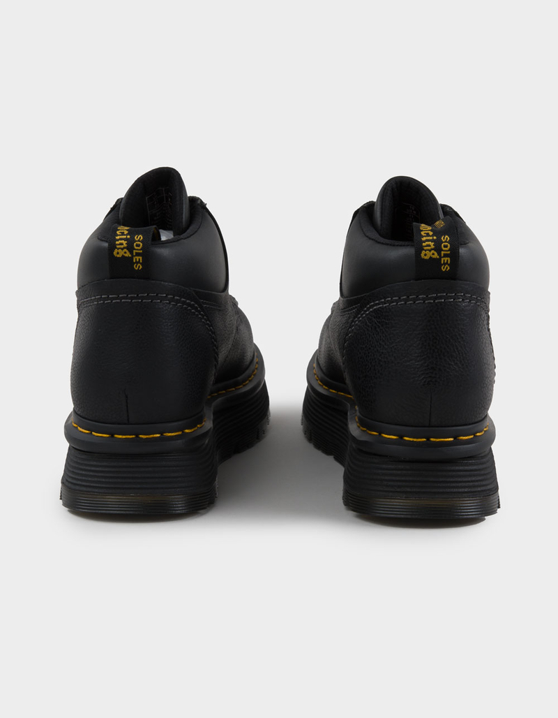 DR. MARTENS Zebzag 4-Eye Mens Leather Boots - BLACK - 11 | Tillys