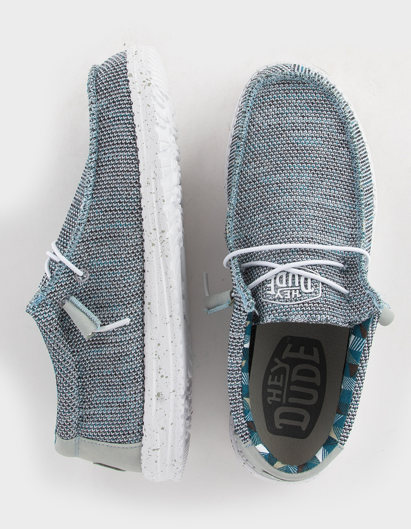 HEY DUDE Wally Sox Mens Shoes - BLUE/GRAY | Tillys
