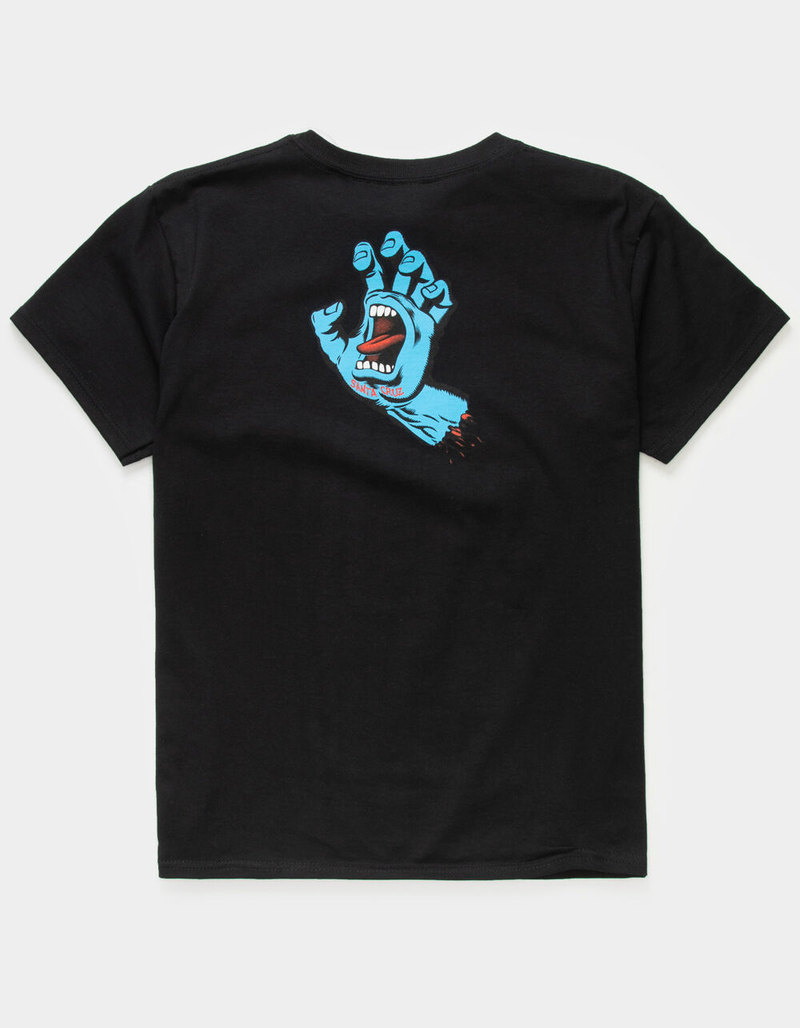 SANTA CRUZ Screaming Hand Boys T-Shirt - BLACK - S | Tillys