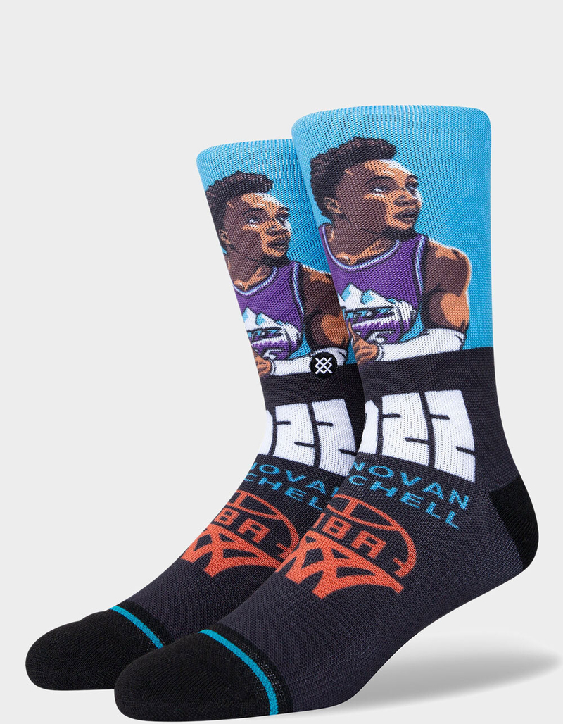 STANCE NBA Graded Donovan Mitchell Mens Crew Socks - MULTI | Tillys