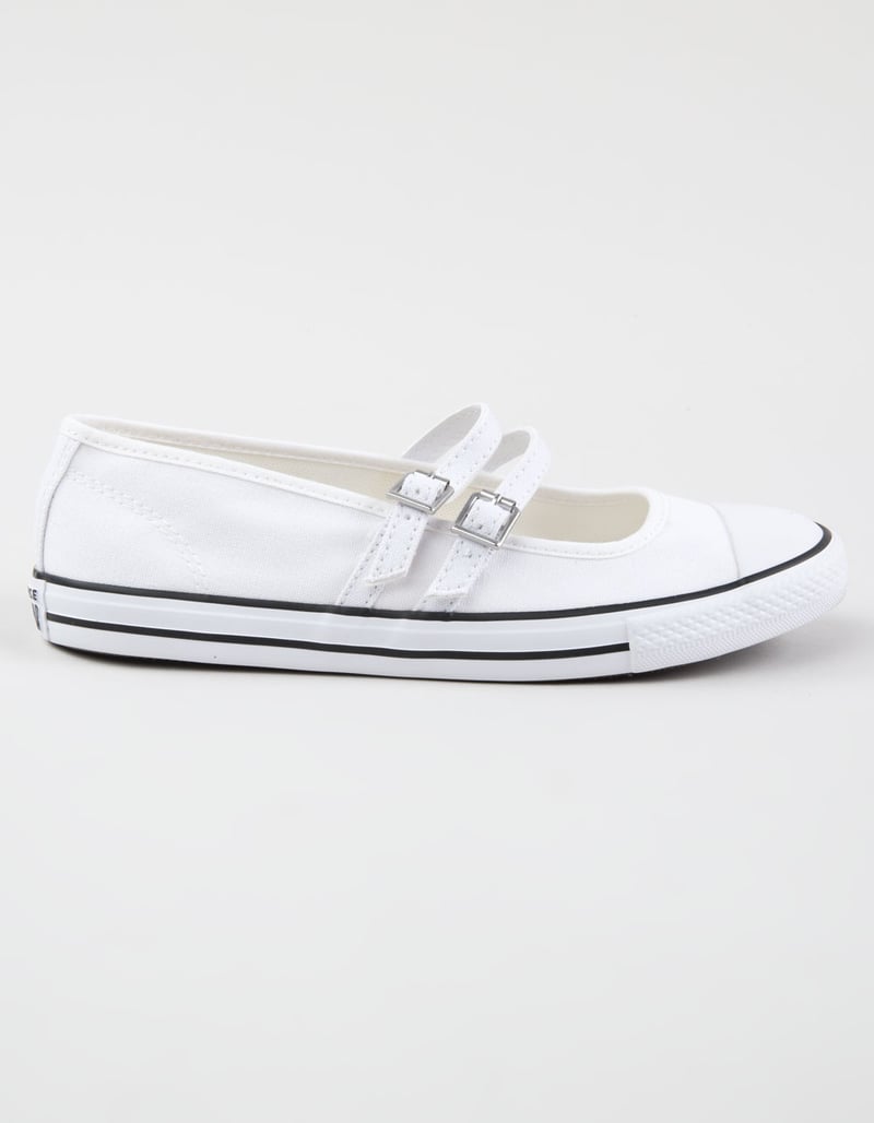 CONVERSE Chuck Taylor All Star Dainty Mary Jane Womens Shoes - WHITE ...