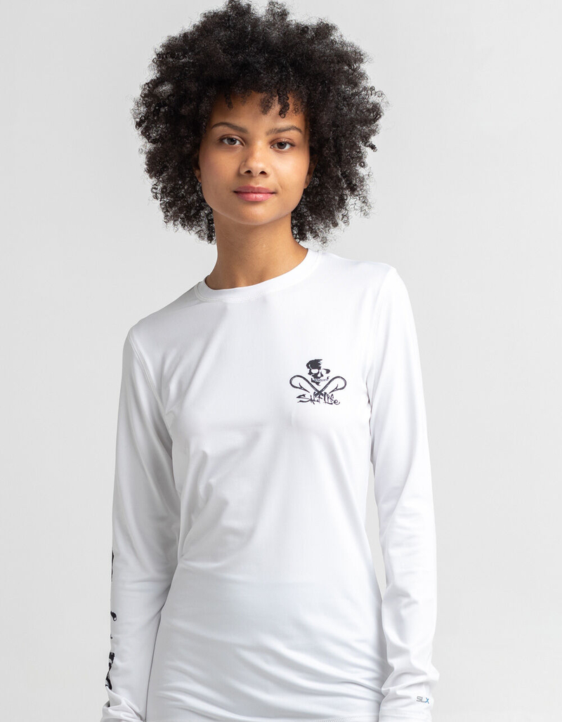 SALT LIFE Salty Dive Womens Rash Guard - WHITE | Tillys