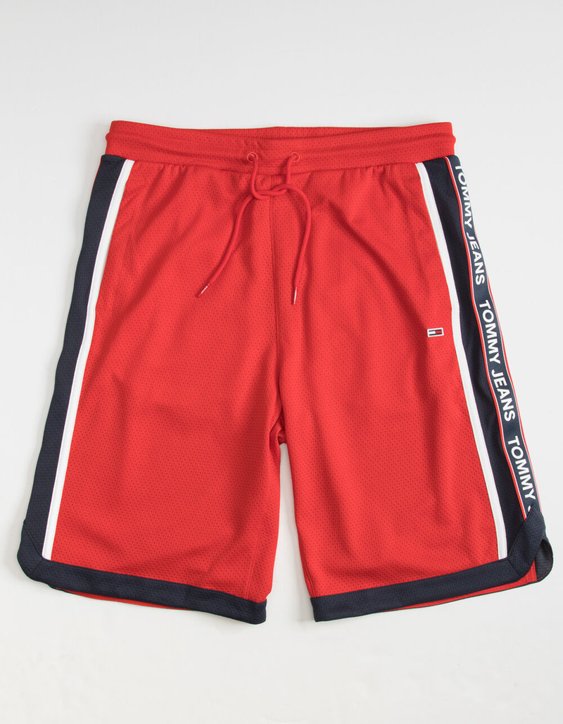 TOMMY JEANS Short Mesh Mens Shorts - RED - XL | Tillys