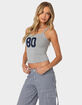 EDIKTED 80's Babe Tank Top - GRAY | Tillys