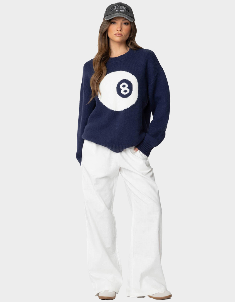 EDIKTED Alexa Linen Blend Pants - WHITE | Tillys