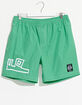 MISFIT SHAPES Recycled Canned Meta Mens Shorts - GREEN | Tillys