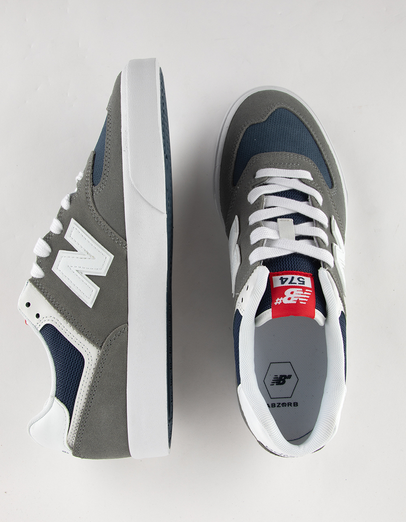 NEW BALANCE Numeric 574 Vulc Mens Shoes - GRAY/WHITE - 10 | Tillys