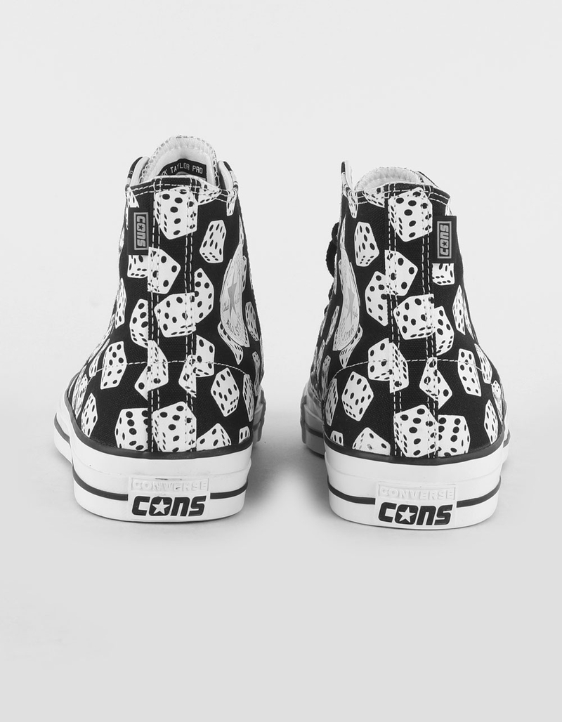 CONVERSE Chuck Taylor All Star Pro High Top Mens Shoes - BLK/WHT - 10 ...