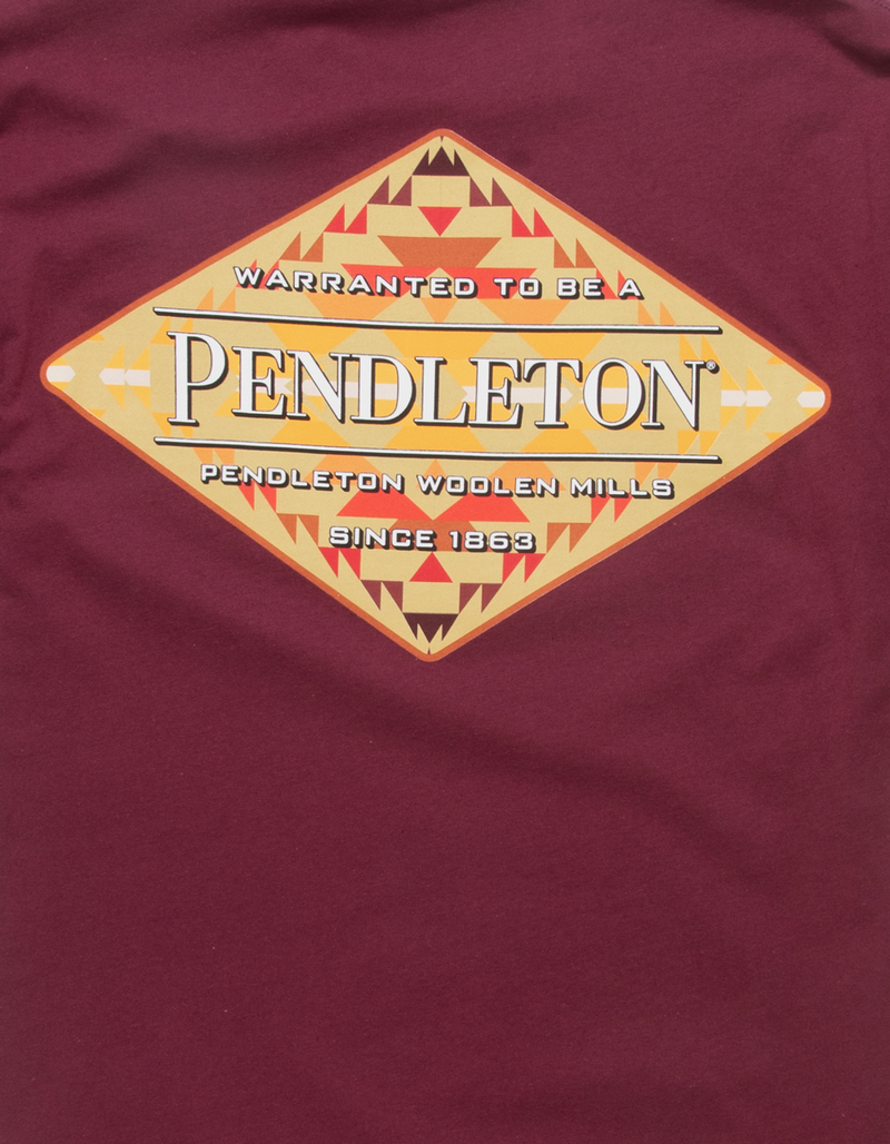 PENDLETON Mission Trails Mens Tee - BURGUNDY | Tillys