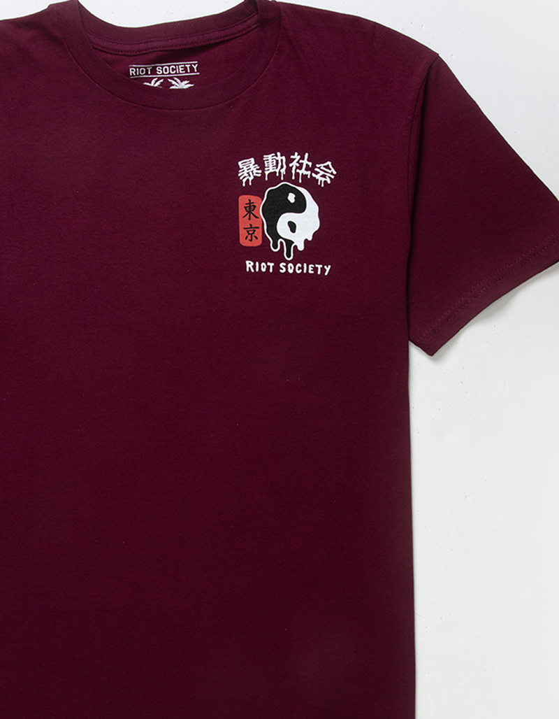 RIOT SOCIETY Reaper Octopus Boys Tee - BURGUNDY | Tillys
