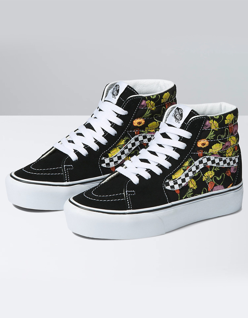 VANS Sk8-Hi Platform 2.0 Womens Shoes - BLK/WHT | Tillys