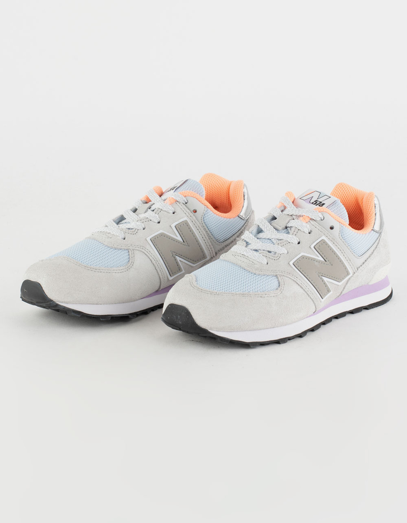 NEW BALANCE 574 Girls Shoes - GRAY COMBO | Tillys