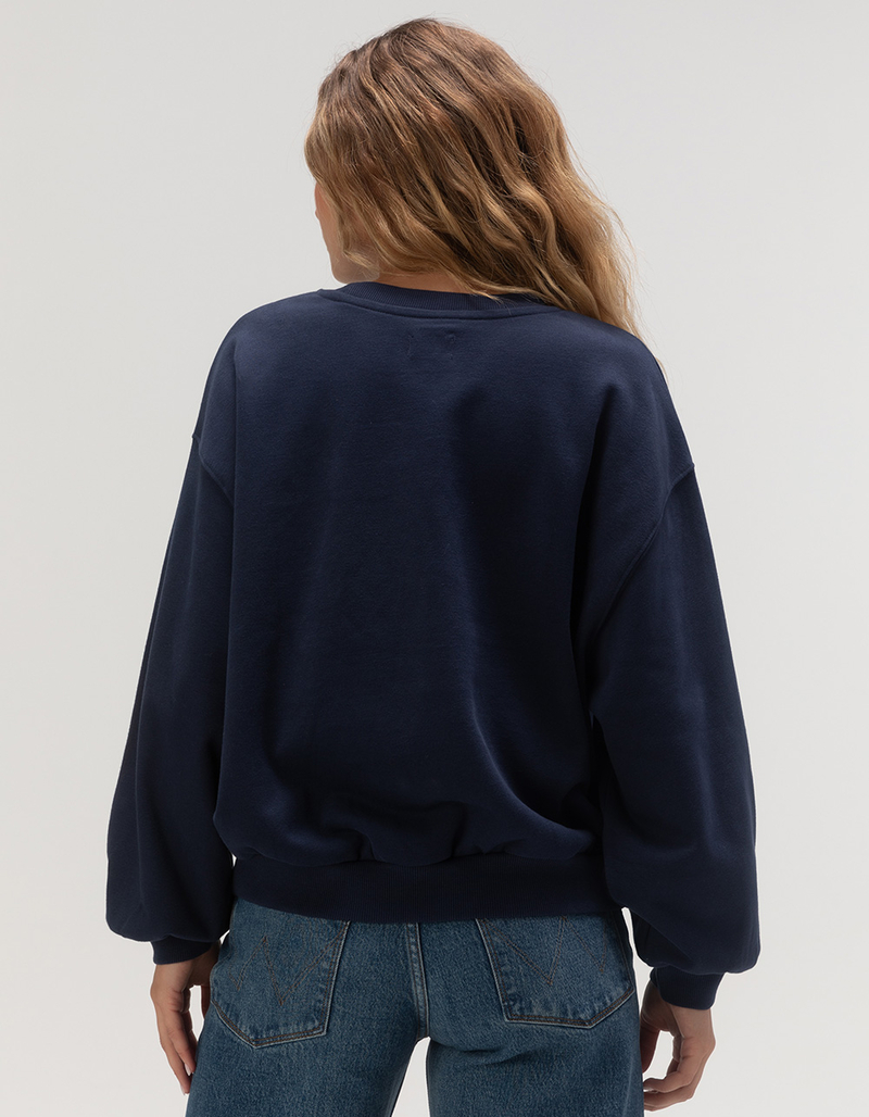 WRANGLER Established 1947 Womens Oversized Crewneck Sweatshirt - NAVY ...