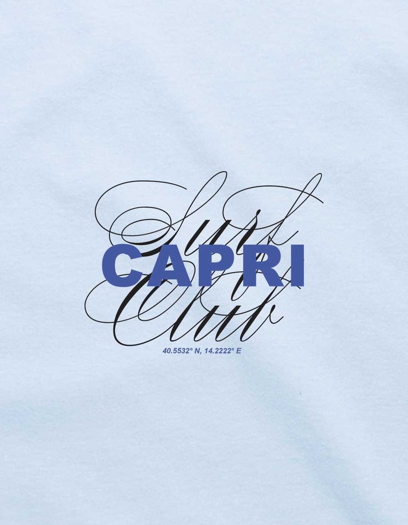 CAPRI Surf Club Unisex Tee - LIGHT BLUE | Tillys