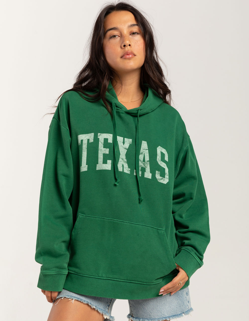 FULL TILT Texas Womens Hoodie - GREEN - XS | Tillys