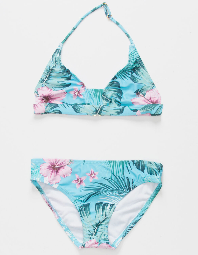 CORAL & REEF Gracy Girls Bikini Set - TURQ COMBO - 10 | Tillys