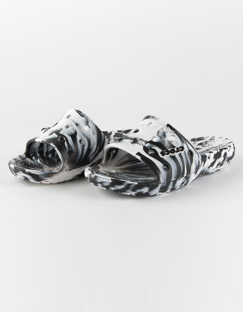 CROCS Classic Marbled Slide Sandals - WHITE COMBO | Tillys