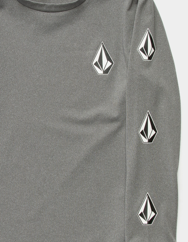 VOLCOM Deadly Stones Little Boys Rash Guard (4-7) - HEATHER GRAY - 7 ...