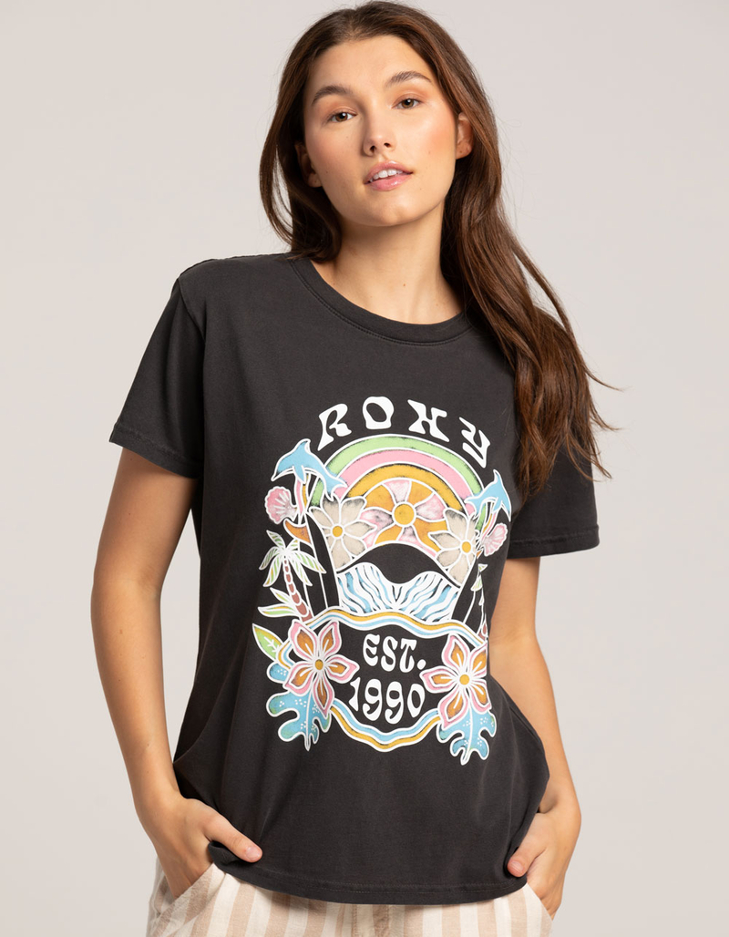 ROXY To The Sun Womens Tee - WASHED BLACK | Tillys