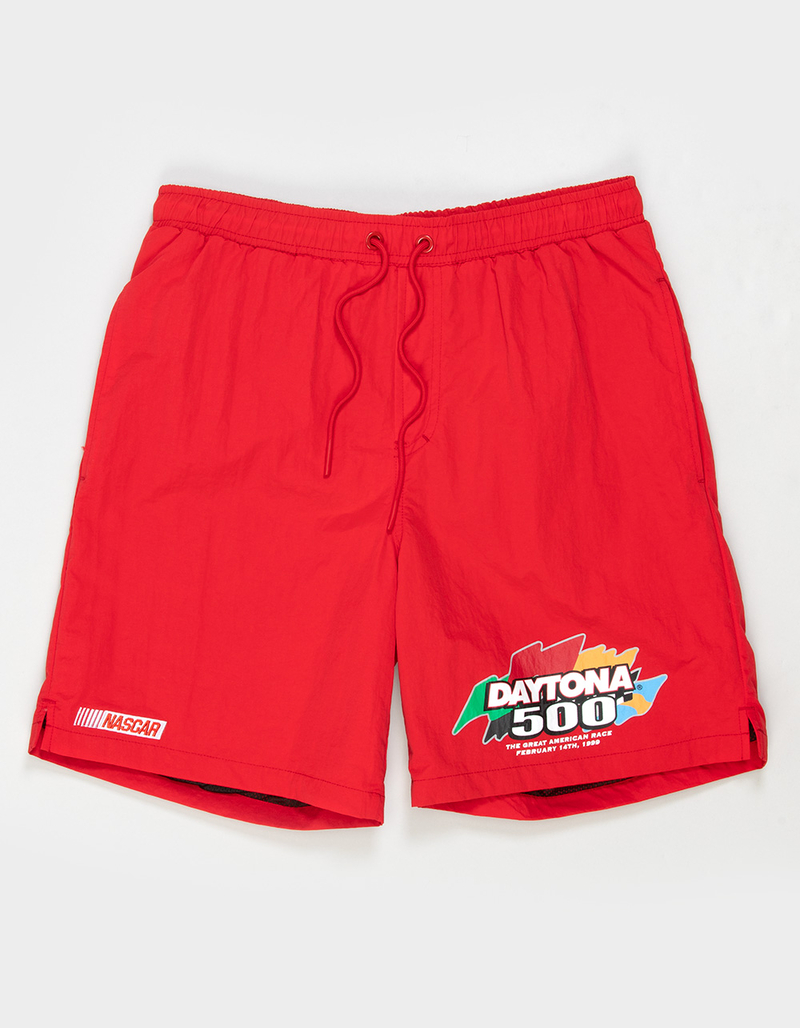 TILLYS x NASCAR Daytona Mens Swim Shorts - RED - M | Tillys