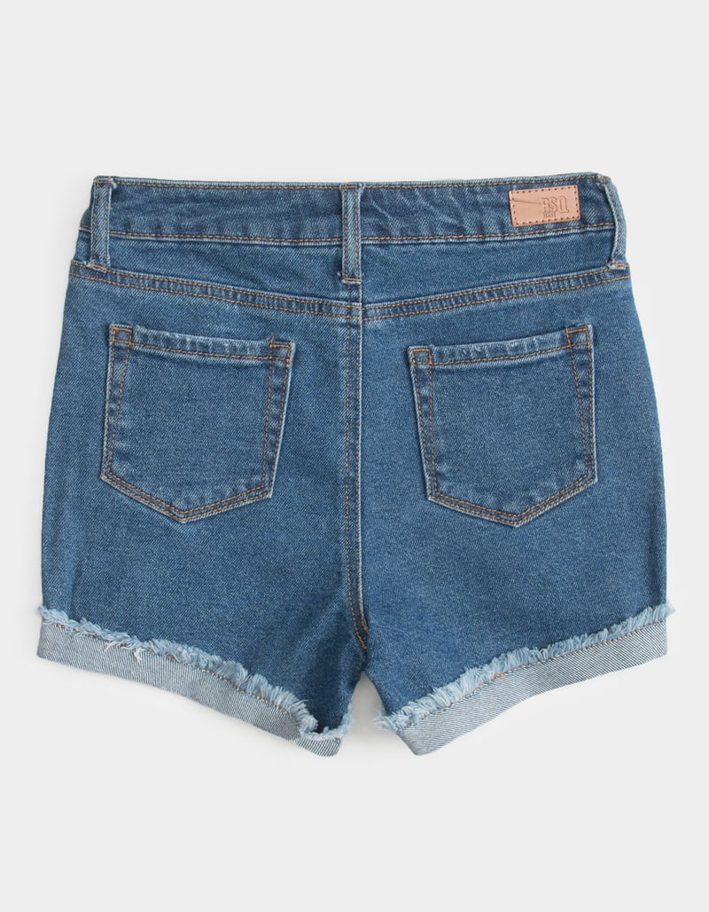 RSQ Super High Rise Girls Mom Denim Shorts - ACID WASH - 16 | Tillys