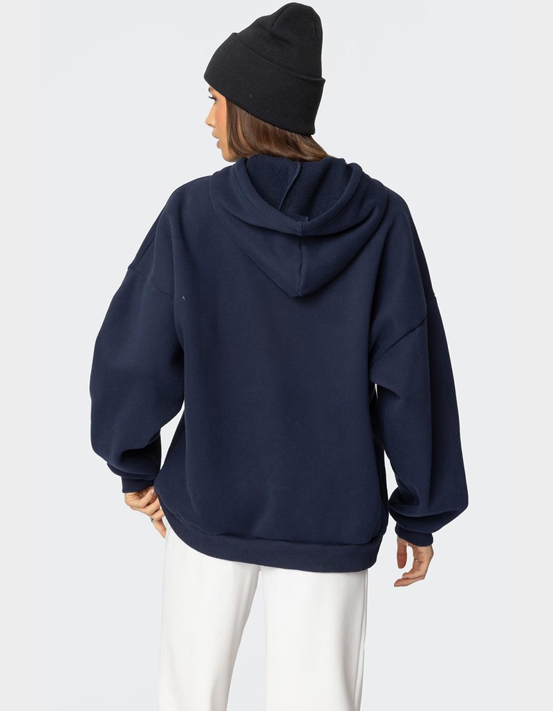 EDIKTED Brasil Oversized Hoodie - NAVY - XL | Tillys