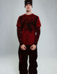 AFFLICTION Crows Mens 2fer Long Sleeve Tee - BURGUNDY | Tillys
