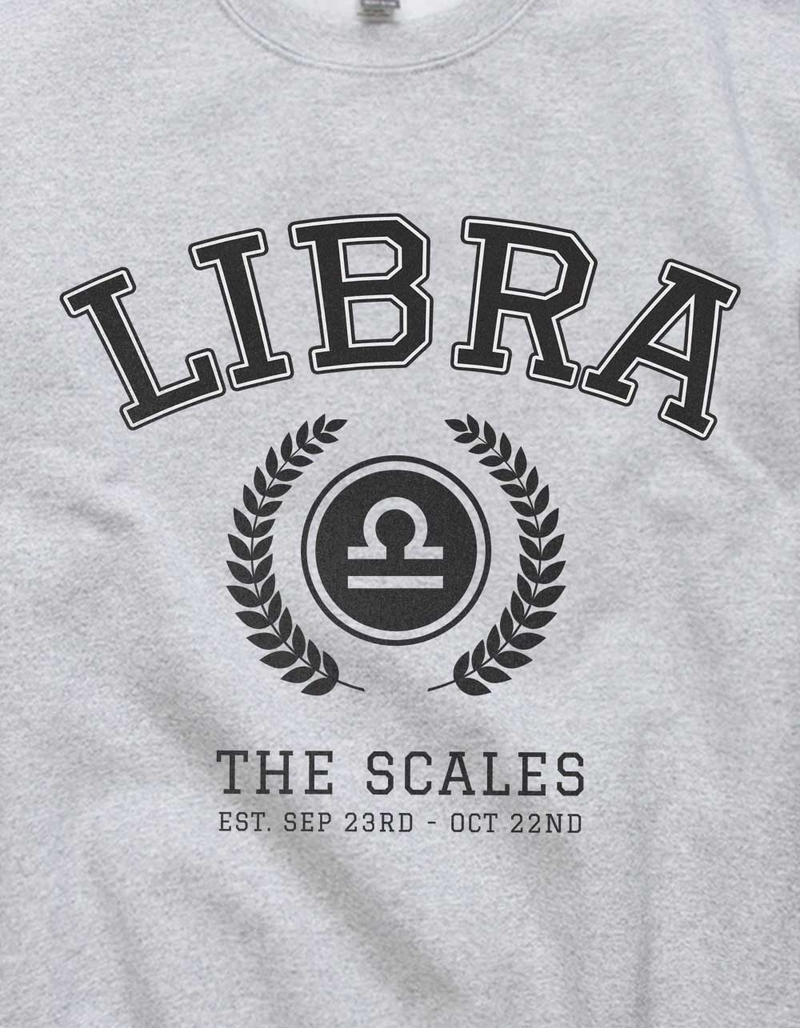 HOROSCOPE Libra The Scales Unisex Crewneck Sweatshirt - HEATHER GRAY ...