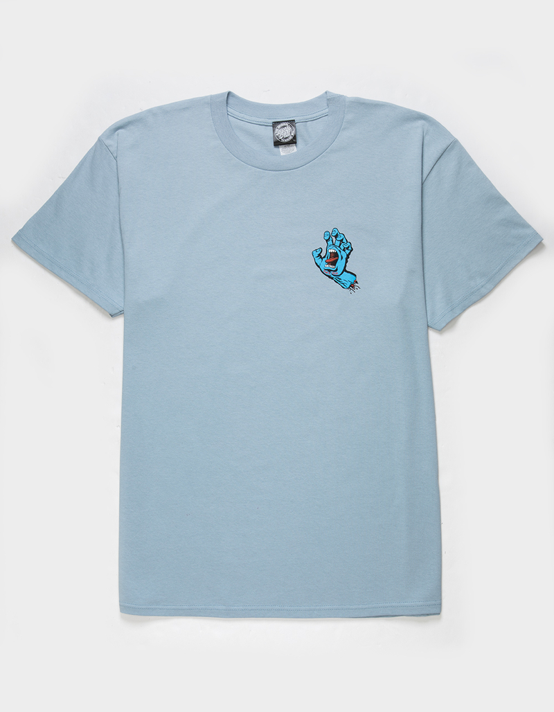 SANTA CRUZ Screaming Hand Mens Tee - LIGHT BLUE | Tillys