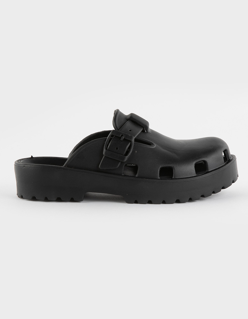FREE PEOPLE Karlie Buckle Womens Clogs - BLACK | Tillys