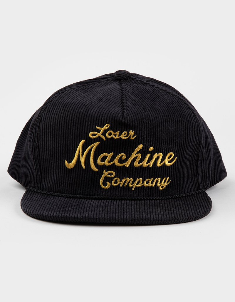 LOSER MACHINE Doughboy Corduroy Snapback Hat - BLACK | Tillys