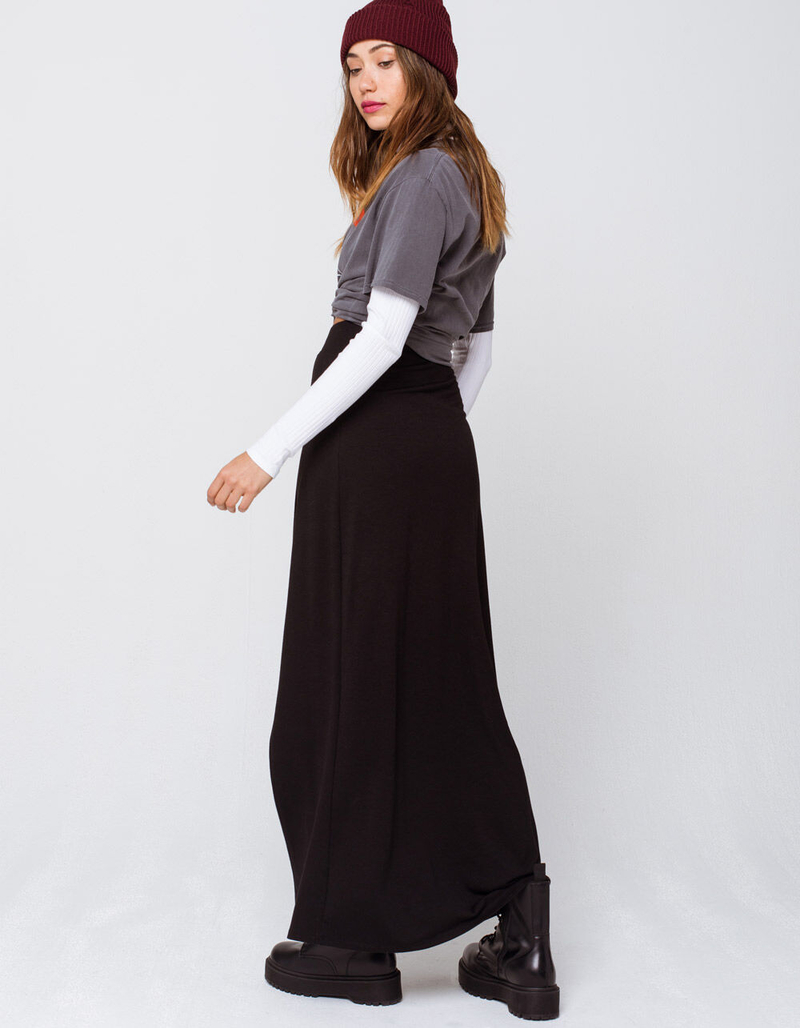 Sky And Sparrow Womens Maxi Skirt Black Xs Tillys