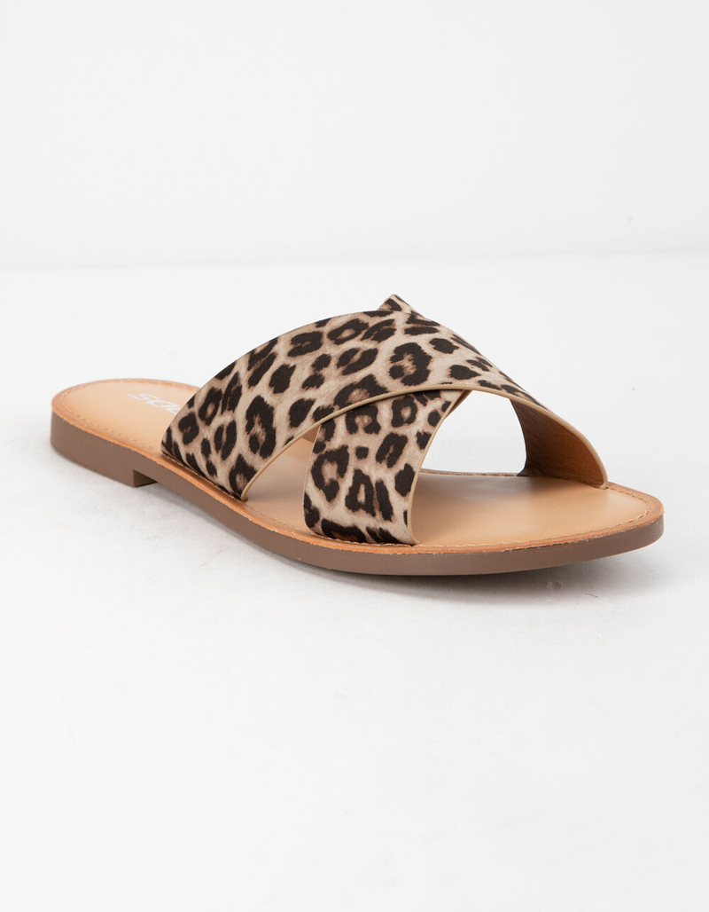 SODA Lunacy Leopard Womens Sandals - LEOPARD | Tillys