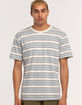 RSQ Oversized Striped Mens Tee - WHT/BLUE | Tillys