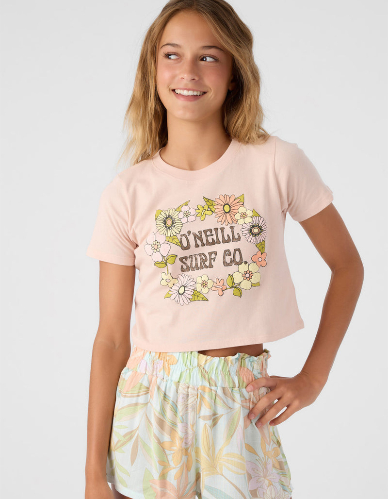 O'NEILL Sixties Girls Crop Tee - BLUSH | Tillys