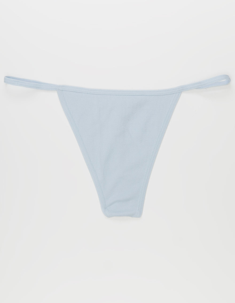 FULL TILT Rib Seamless G-String Panties - BLUE | Tillys