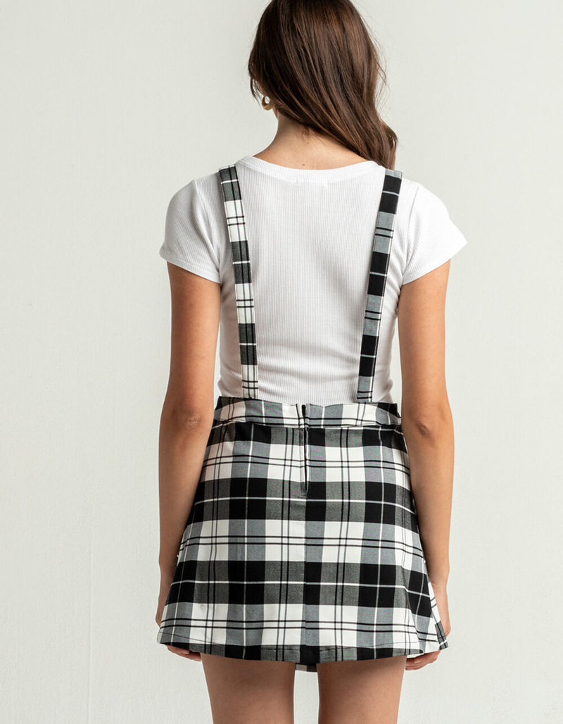 LOVE TREE Plaid Dress - BLACK/WHITE | Tillys