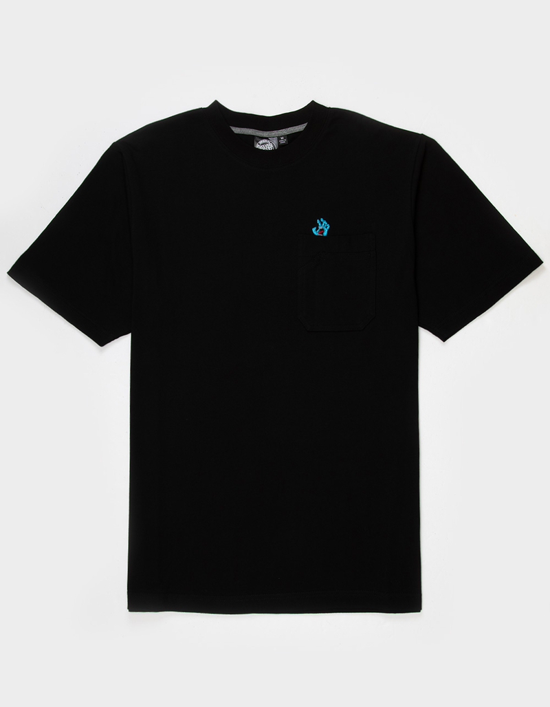 SANTA CRUZ Screaming Hand Utility Mens Pocket Tee - BLACK | Tillys