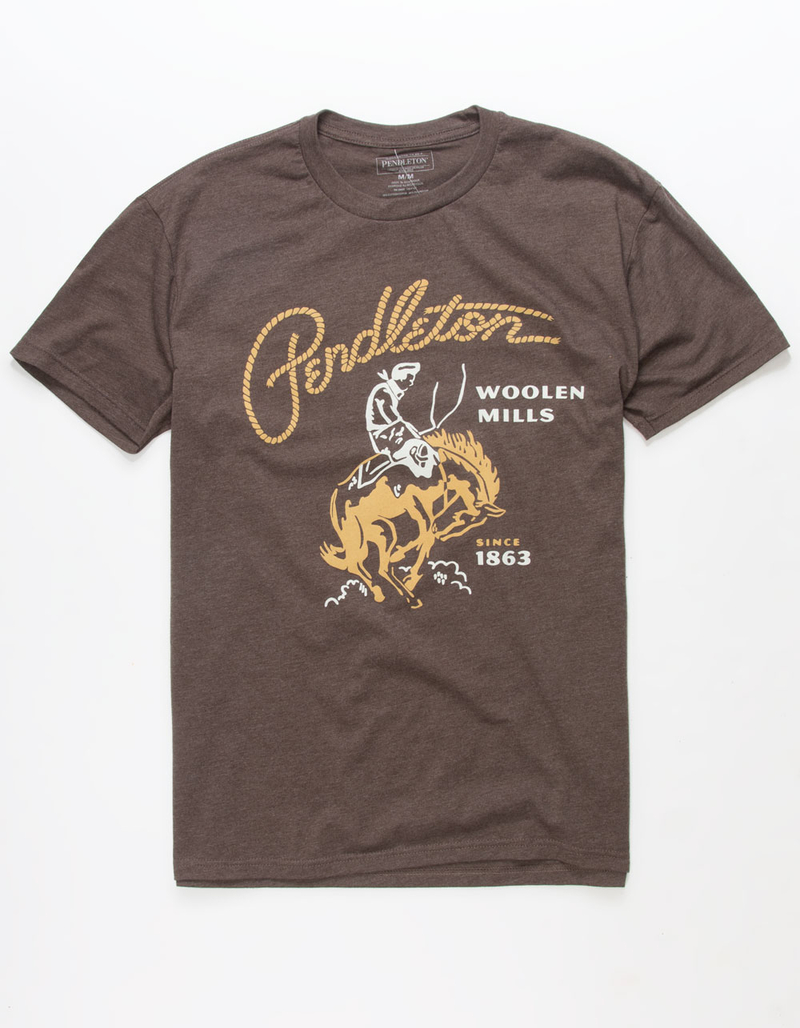 PENDLETON Rodeo Mens Tee - DARK BROWN - S | Tillys
