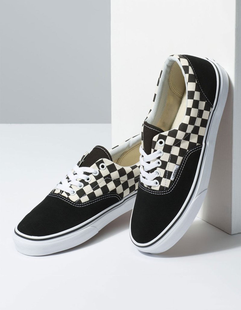 VANS Primary Check Era Black & White Shoes - BLK/WHT - M10.5 / W12 | Tillys