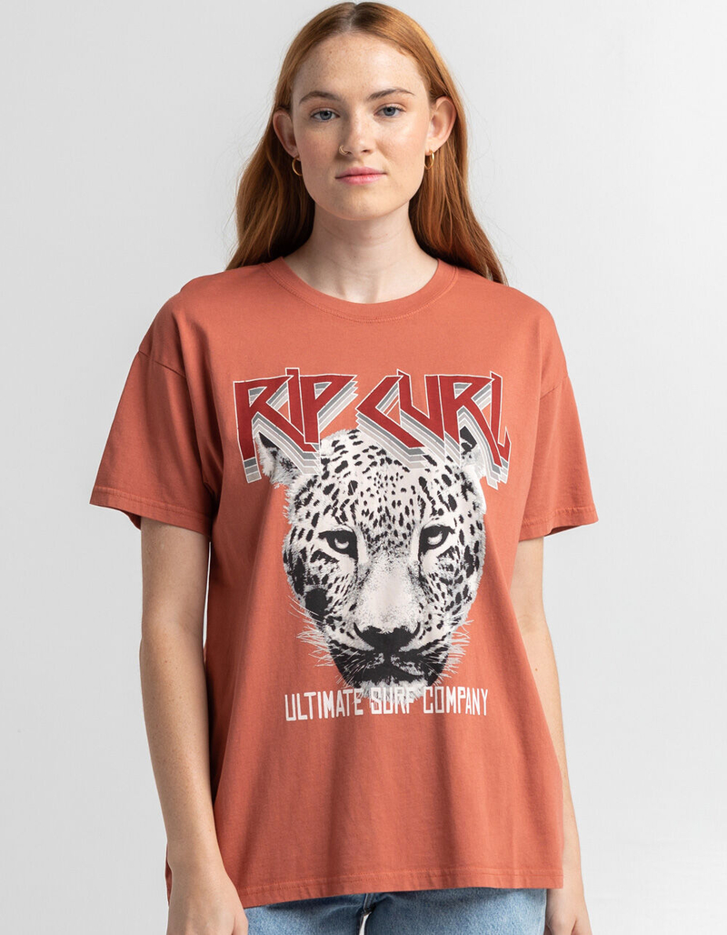 RIP CURL Tiger Womens Oversized Tee - RUST | Tillys