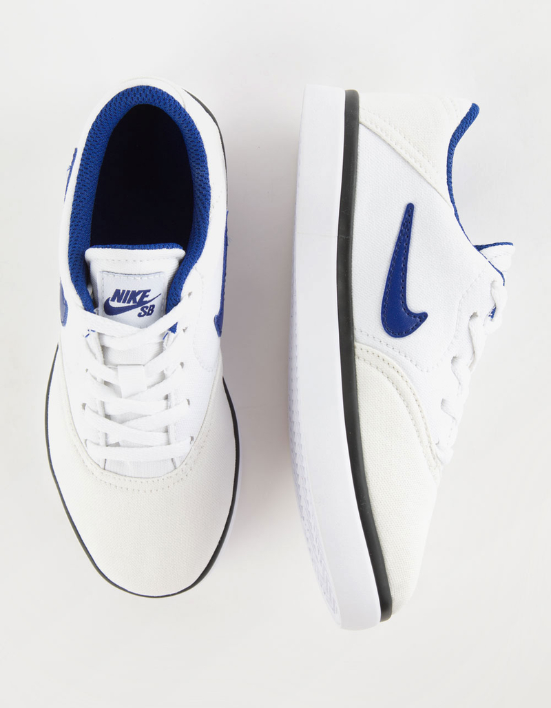 NIKE SB Check Canvas Little Kids Shoes - WHT/RYL BLUE - 11 | Tillys