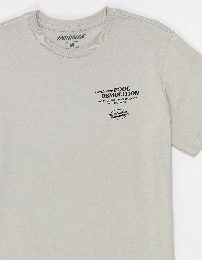 FASTHOUSE Demolition Mens Tee - LIGHT GRAY - M | Tillys