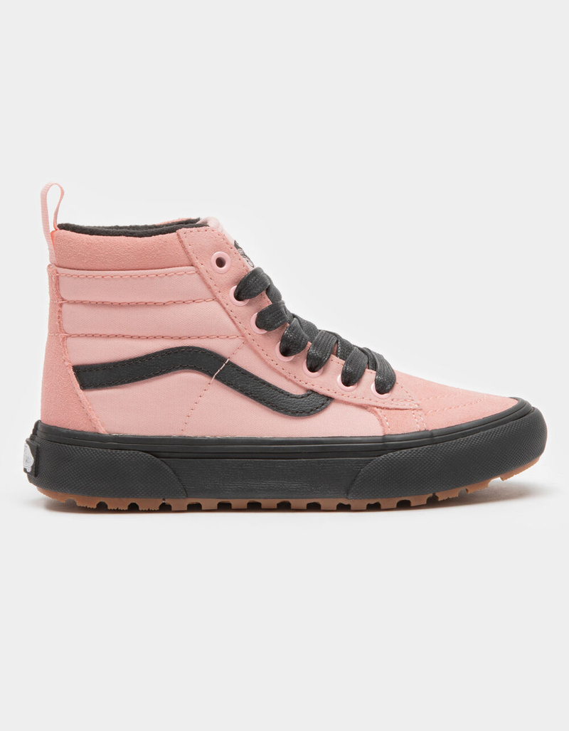 VANS Sk8-Hi MTE-1 Girls Shoes - POWDER PINK/BLACK | Tillys