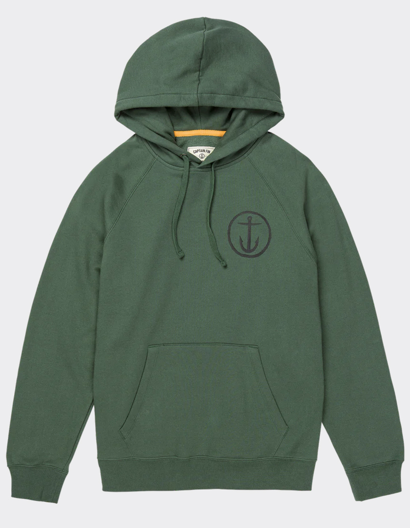 CAPTAIN FIN Shweaty Anchor Mens Hoodie - GREEN | Tillys