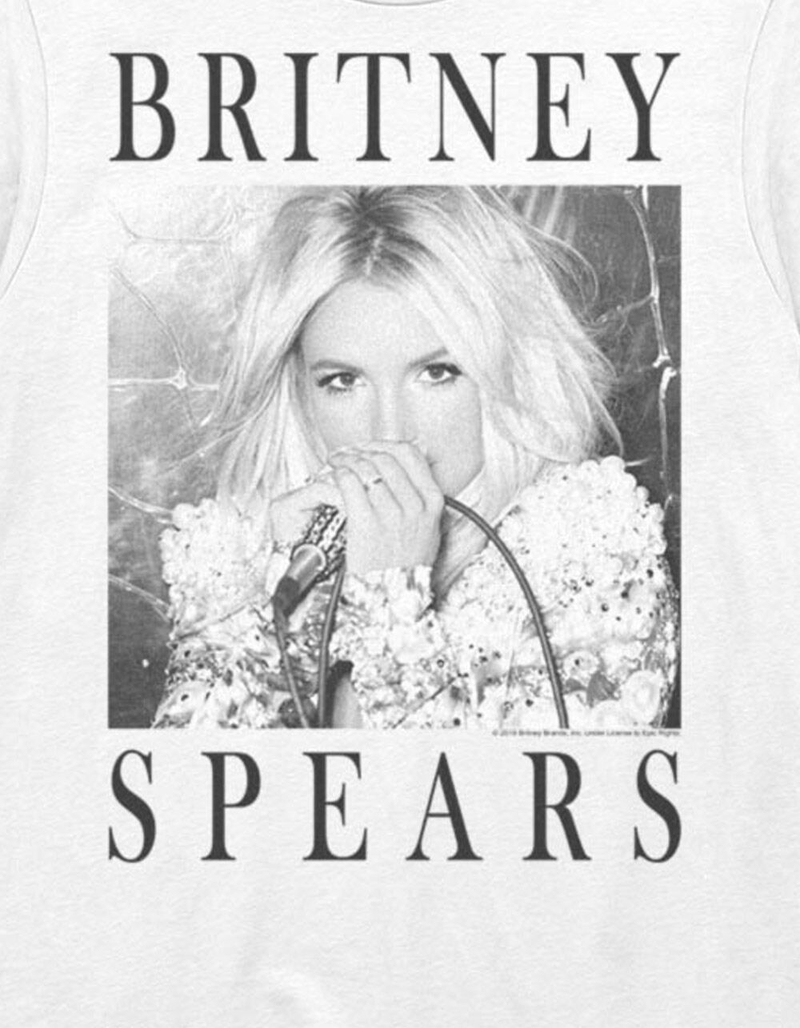 BRITNEY Black + White Photo Unisex Tee - WHITE | Tillys