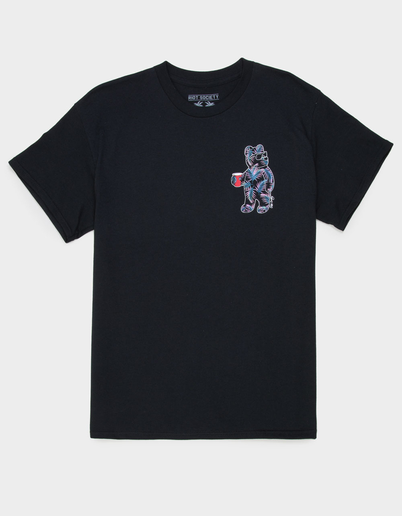 RIOT SOCIETY Palms Bear Mens Tee - BLACK | Tillys