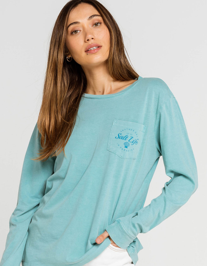 SALT LIFE Mermaid Life Womens Tee - TEAL GREEN | Tillys