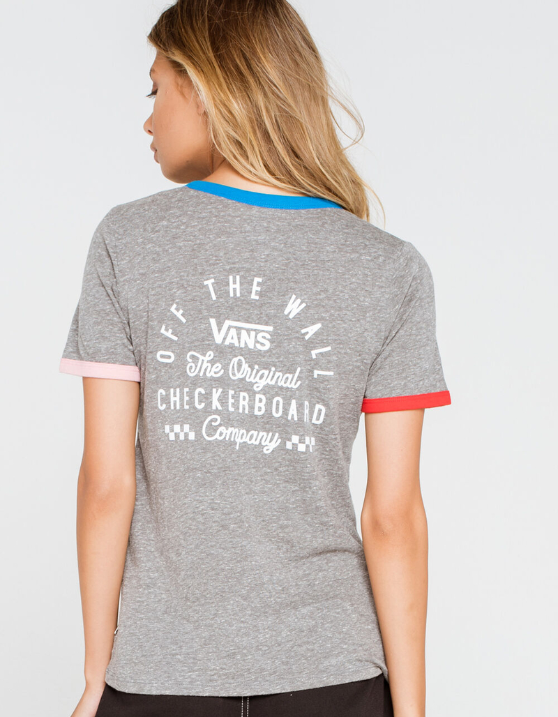 VANS Teein Deep Womens Ringer Tee - GRAY | Tillys